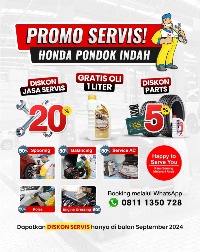 Bengkel Resmi Mobil Honda - Booking Service Online